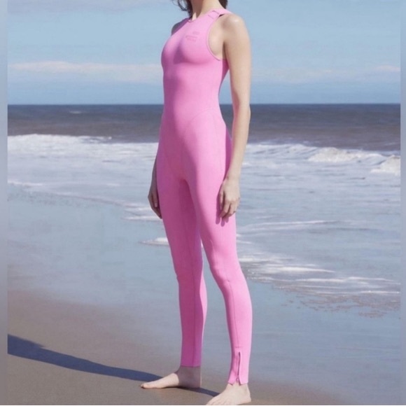 SKIMS | Swim | Skims Scuba Pink Fulllength Wetsuit Swimwear | Poshmark